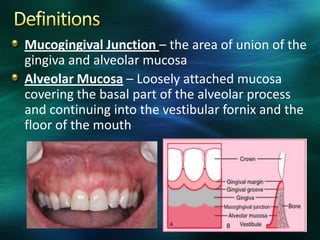 Periodontal plastic surgery | PPTX