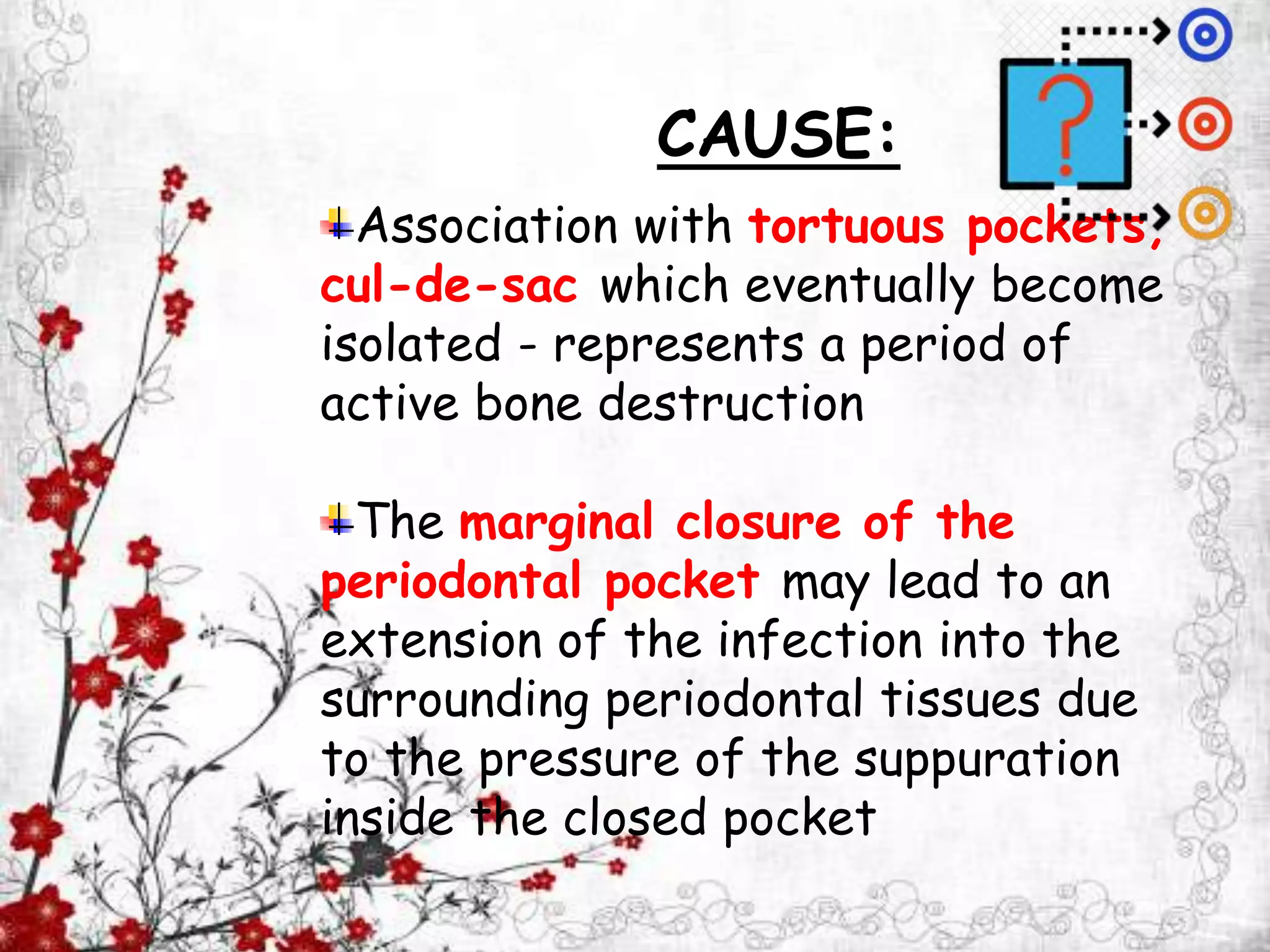 Periodontal abscess | PPTX