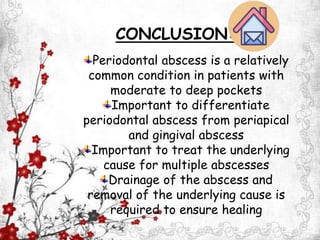 Periodontal abscess | PPTX