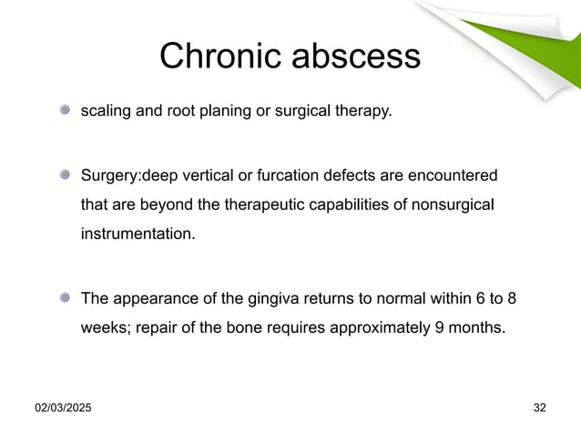 periodontal abscess etiology pathogenesis | PPT