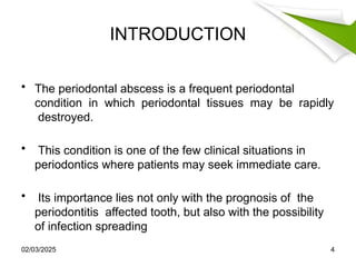 periodontal abscess etiology pathogenesis | PPTX