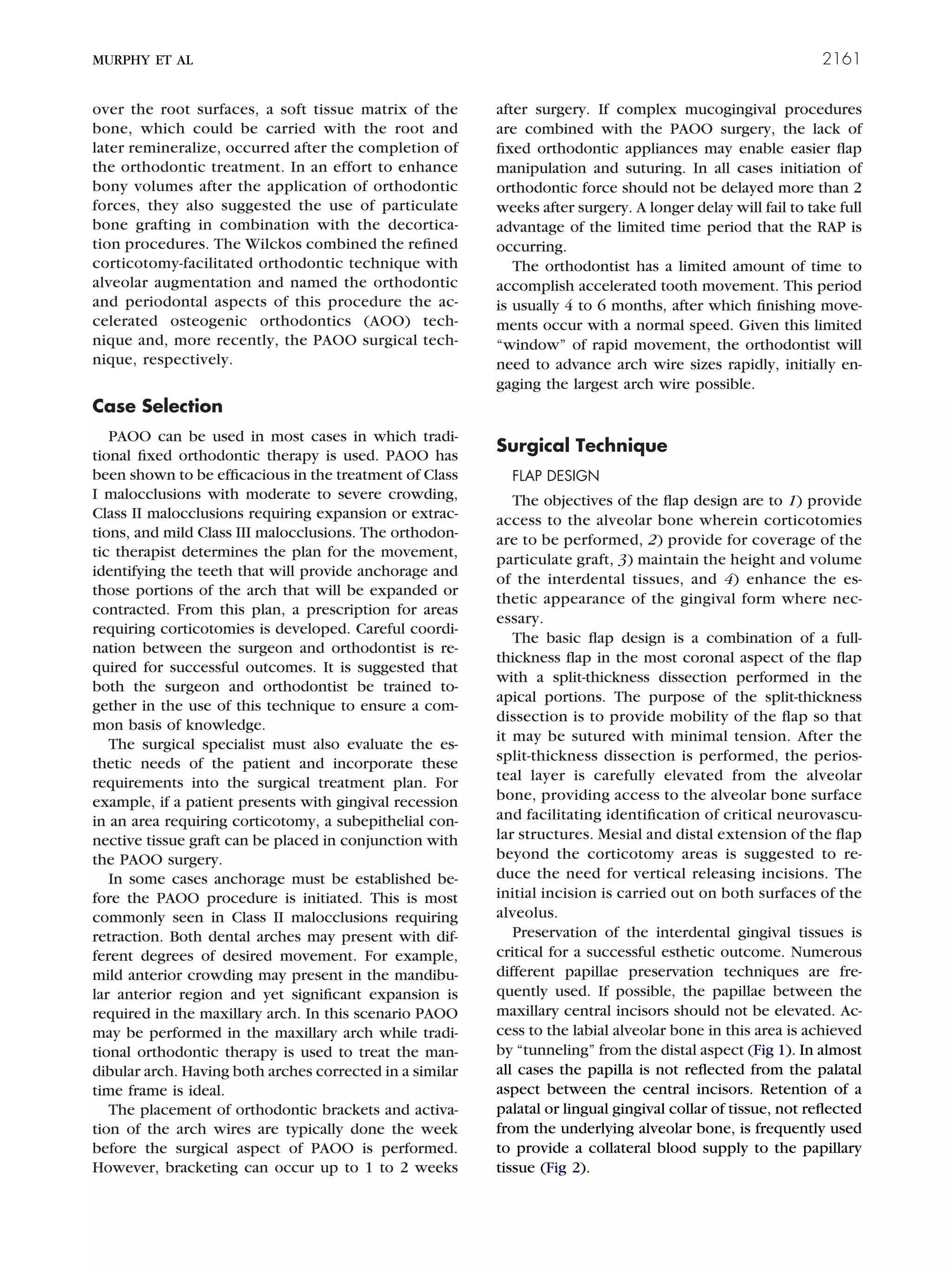 Periodontal Accelerated Osteogenic Orthodontics | PDF
