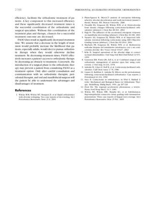 Periodontal Accelerated Osteogenic Orthodontics | PDF
