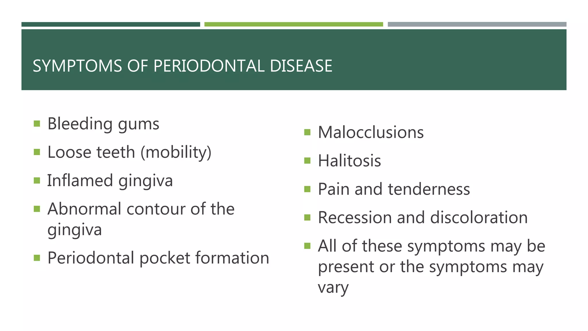 Periodontal Disease PowerPoint | PPTX