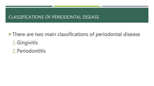 Periodontal Disease PowerPoint | PPTX