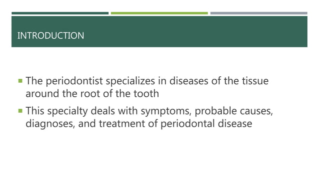 Periodontal Disease PowerPoint | PPTX