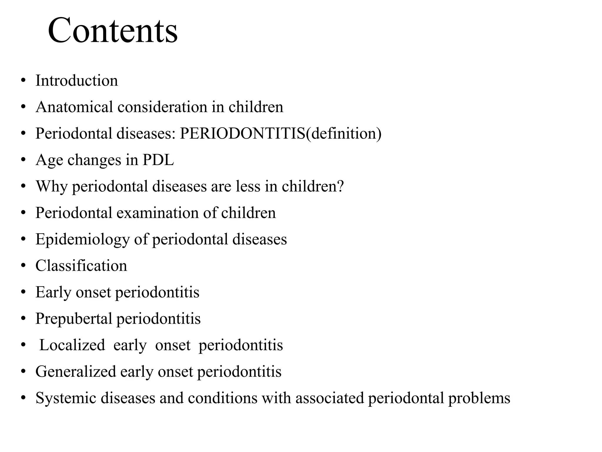 Periodontal disease in children -pedodontics | PPTX