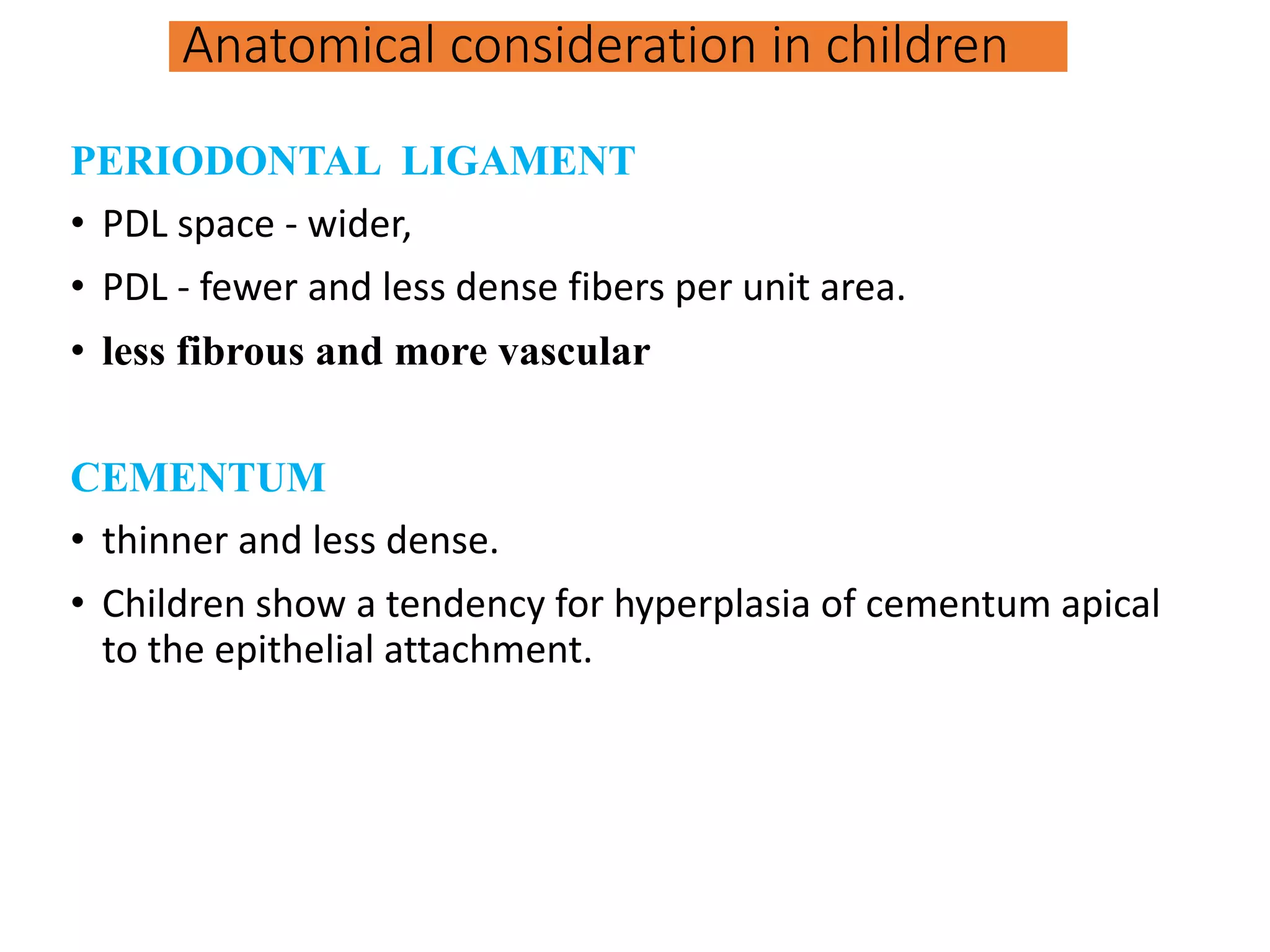Periodontal disease in children -pedodontics | PPTX