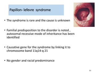 Periodontal disease in children -pedodontics | PPTX