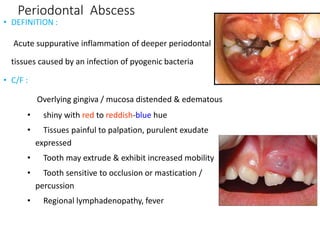 Periodontal disease in children -pedodontics | PPTX