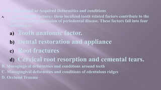 Periodontal diseases | PPTX