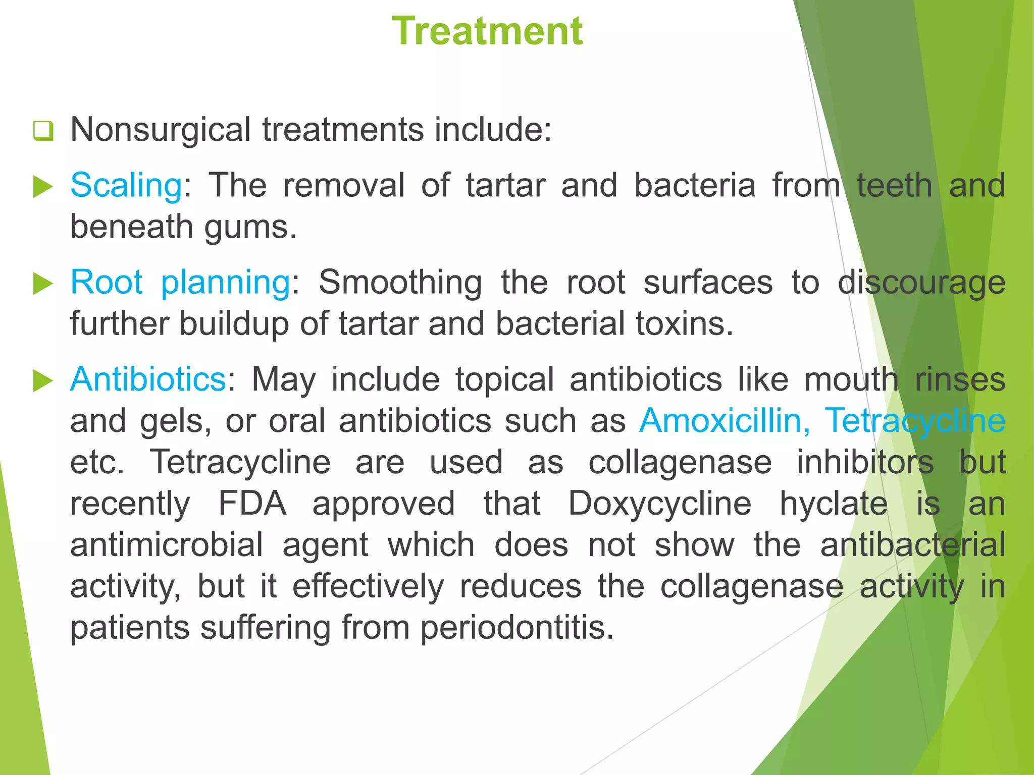 Periodontal diseases | PPTX