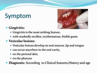 Periodontal diseases in children | PPTX