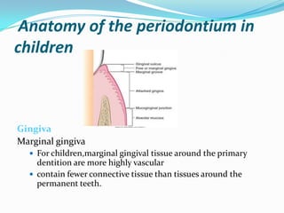 Periodontal diseases in children | PPTX