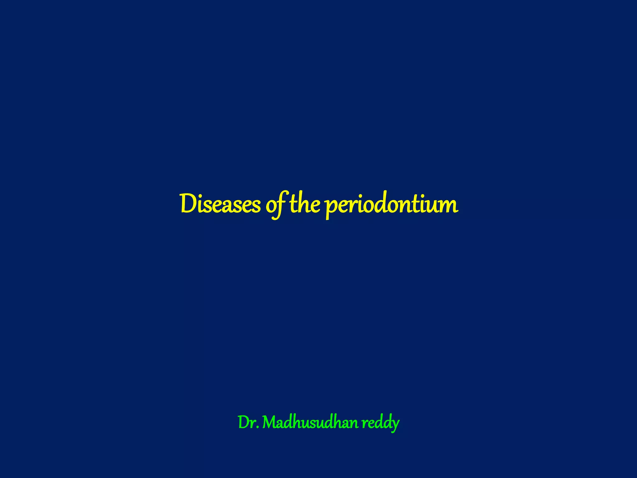 Periodontal diseases ppt | PPTX
