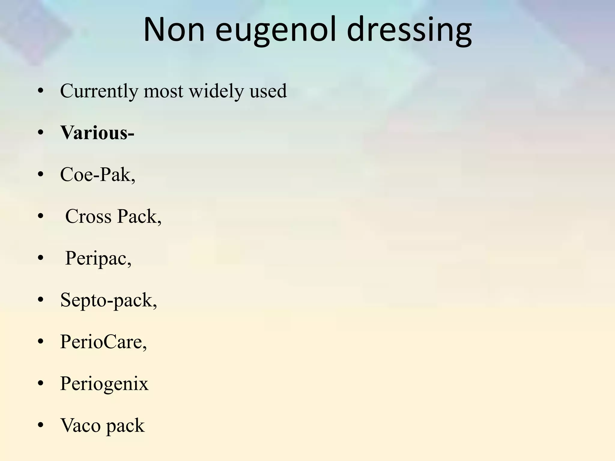 Periodontal dressing | PPTX