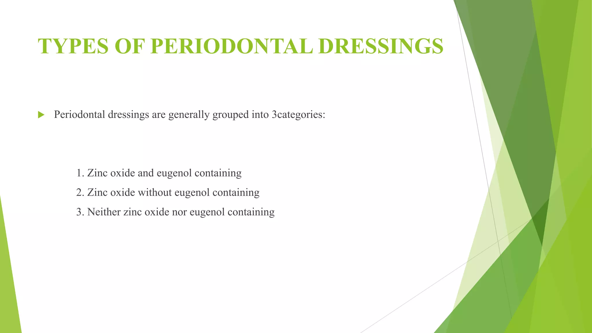 Periodontal dressing | PPTX