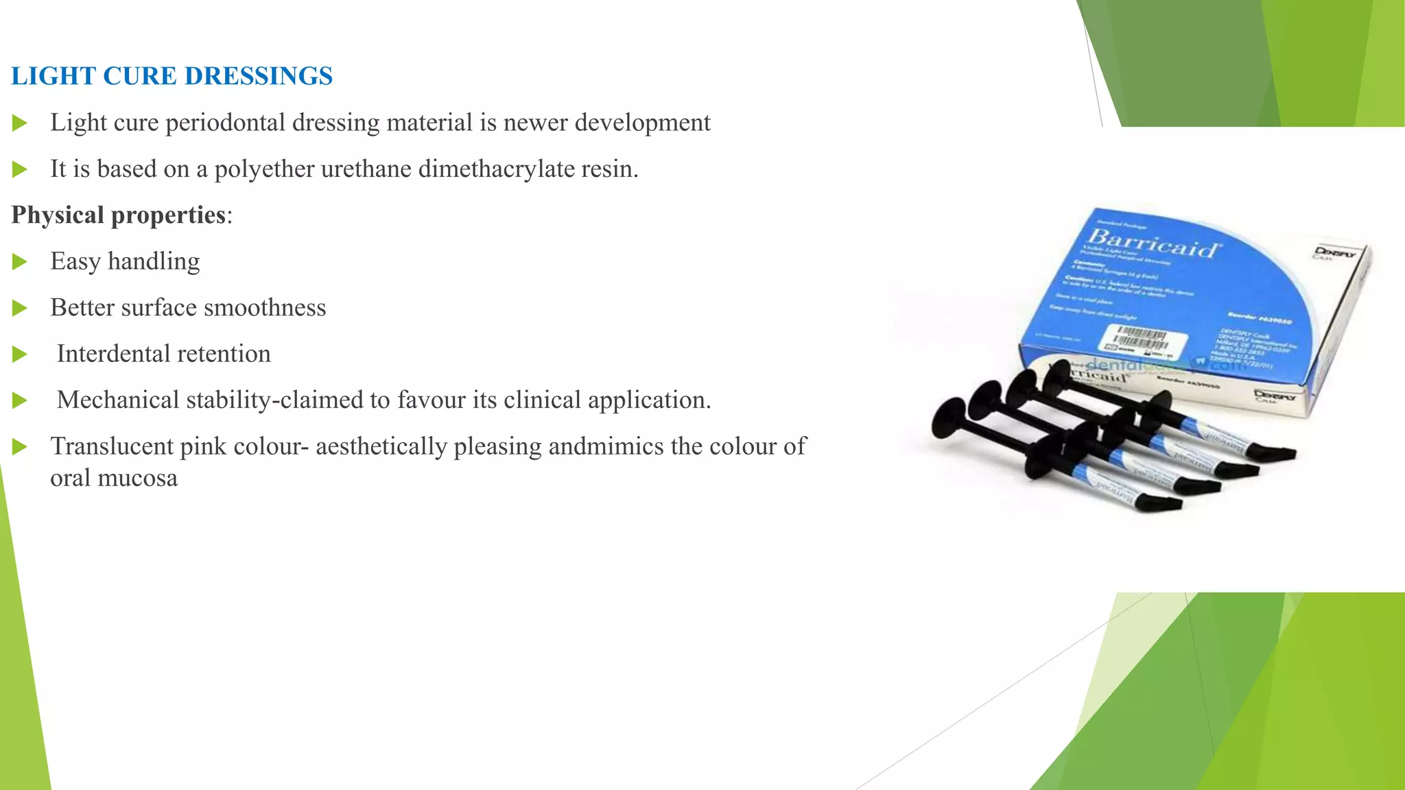 Periodontal dressing | PPTX