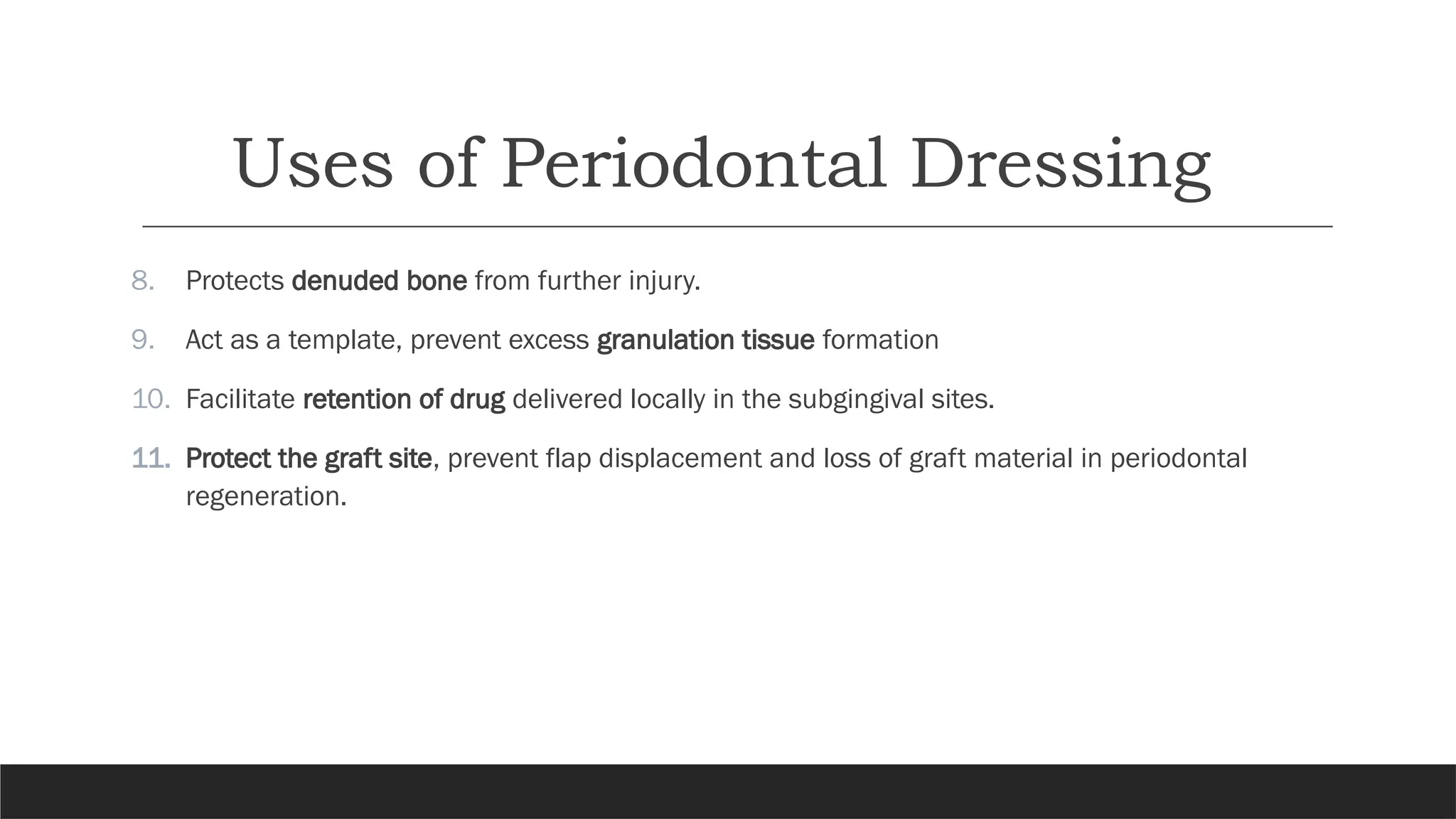 Periodontal Dressing/ Dr. Omar Tariq.pptx