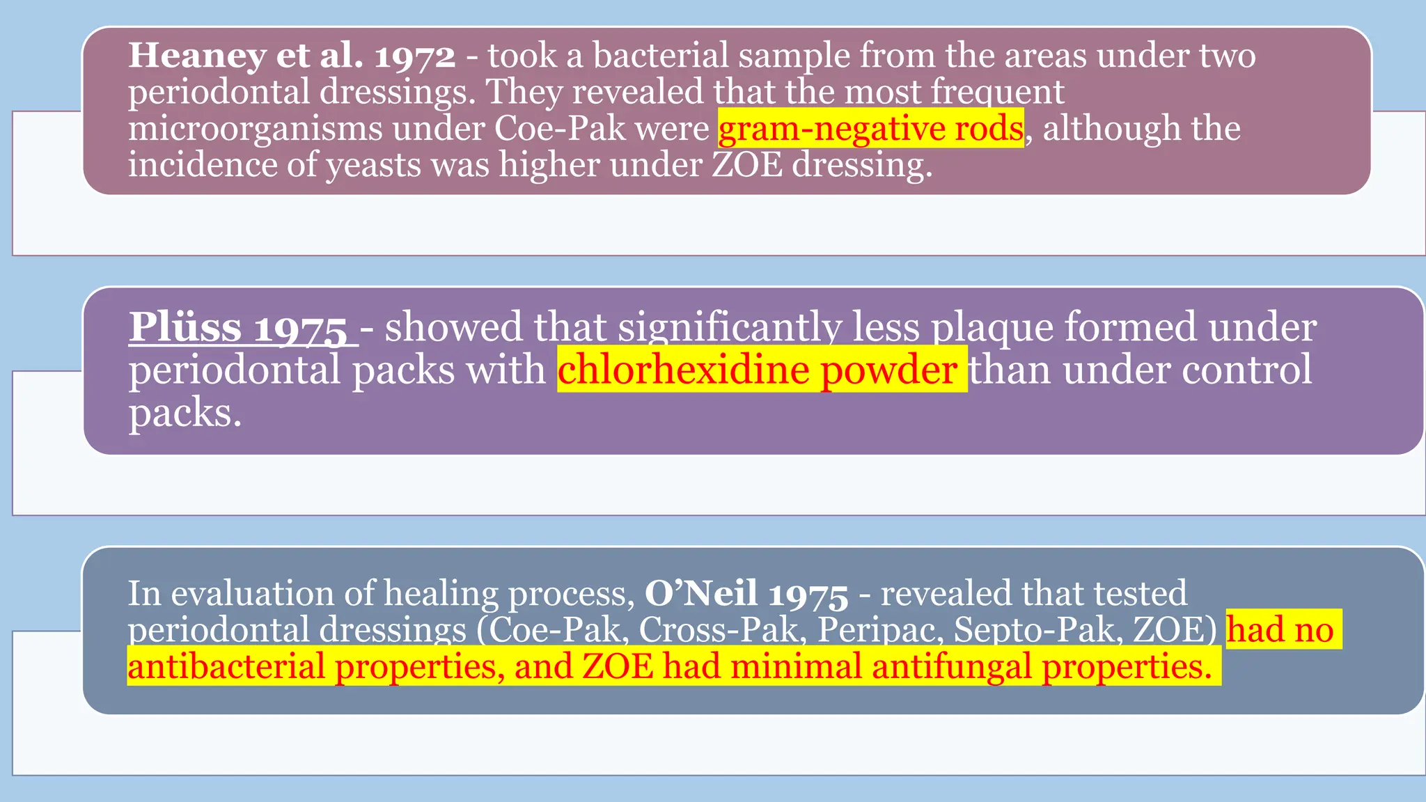 PERIODONTAL DRESSING perio pack - JC.pptx