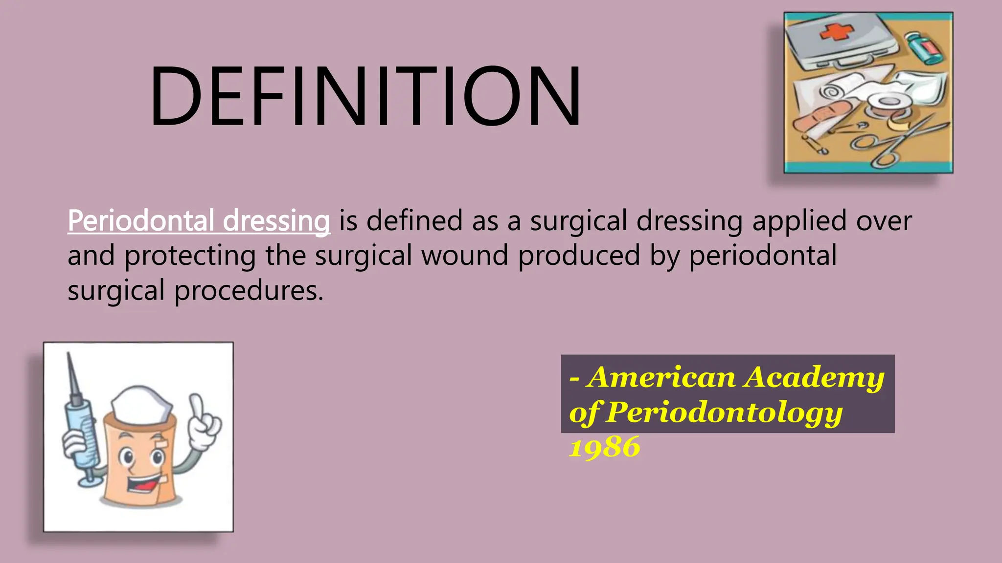 PERIODONTAL DRESSING perio pack - JC.pptx | Oral care | Personal Care