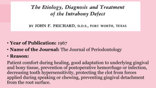 PERIODONTAL DRESSING perio pack - JC.pptx | Oral care | Personal Care