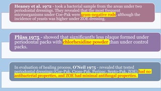 PERIODONTAL DRESSING perio pack - JC.pptx | Oral care | Personal Care