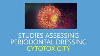 PERIODONTAL DRESSING perio pack - JC.pptx | Oral care | Personal Care