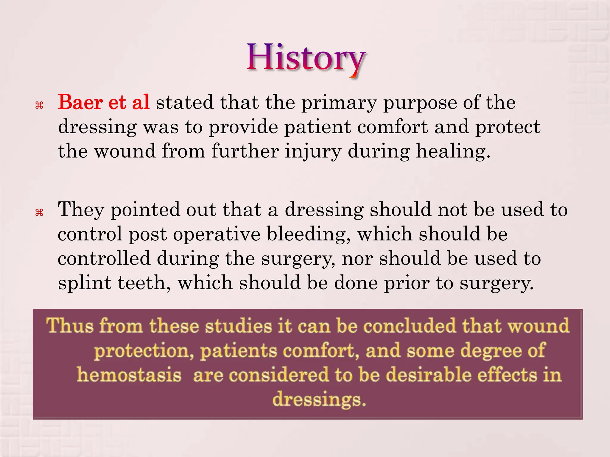PERIODONTAL DRESSINGS AND RECENT ADVANCES | PPTX