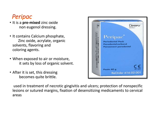 Periodontal dressings | PPTX