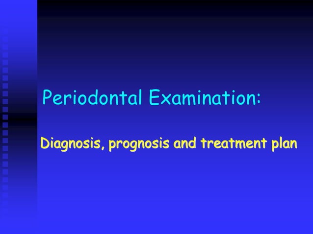 Periodontal examination ,chart. ppt | PDF | Dental Health | Diseases ...