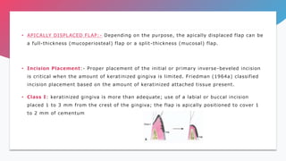 Periodontal flap design for access on osseous surgery | PPT