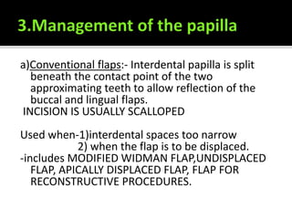 Periodontal flaps | PPTX