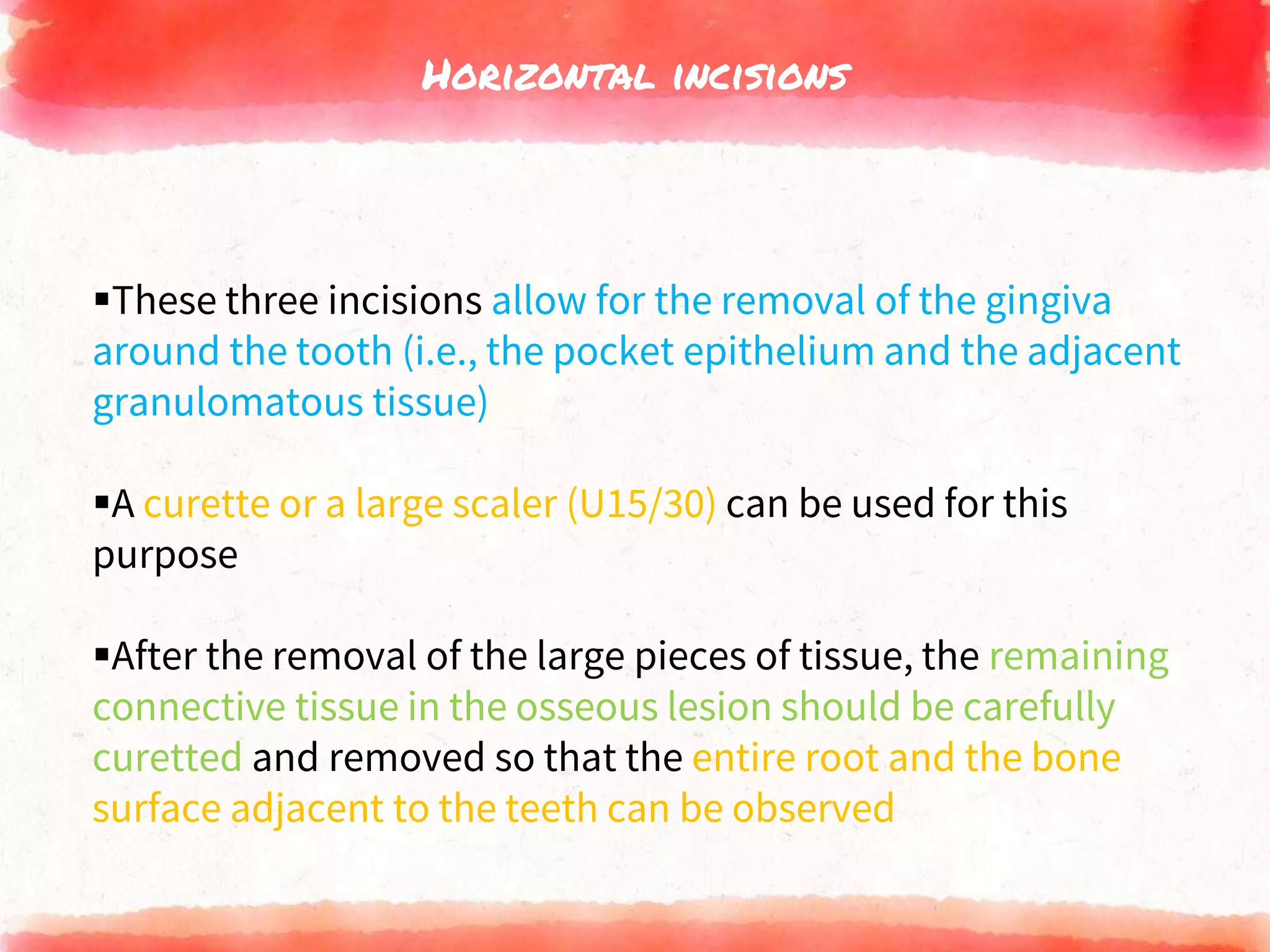 Periodontal flap surgery | PPTX