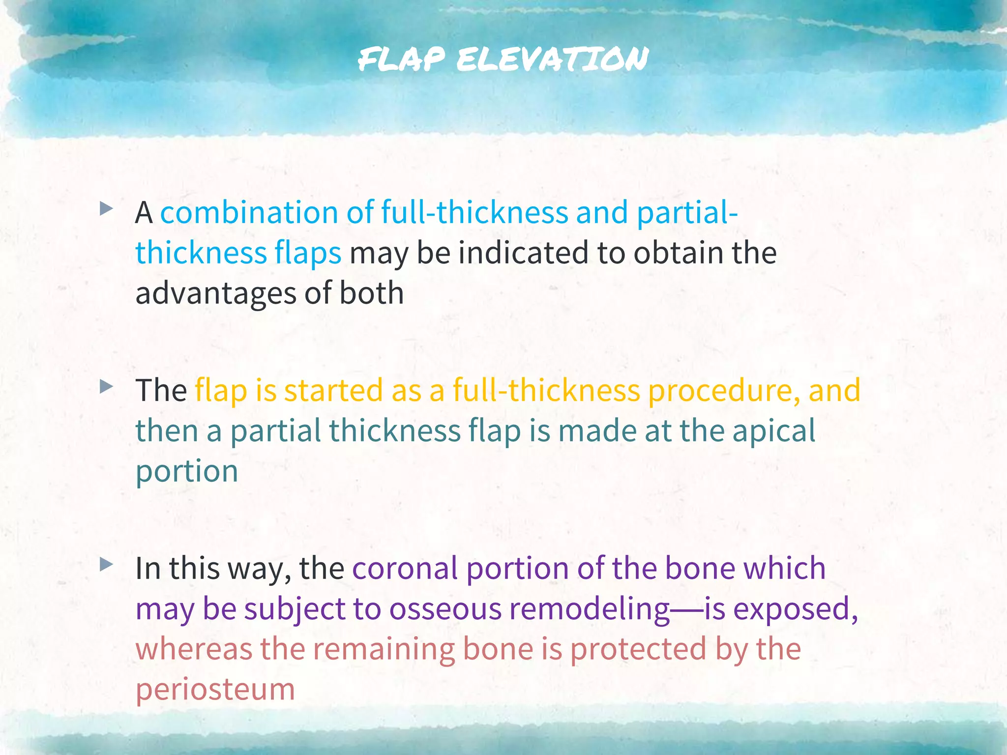 Periodontal flap surgery | PPTX