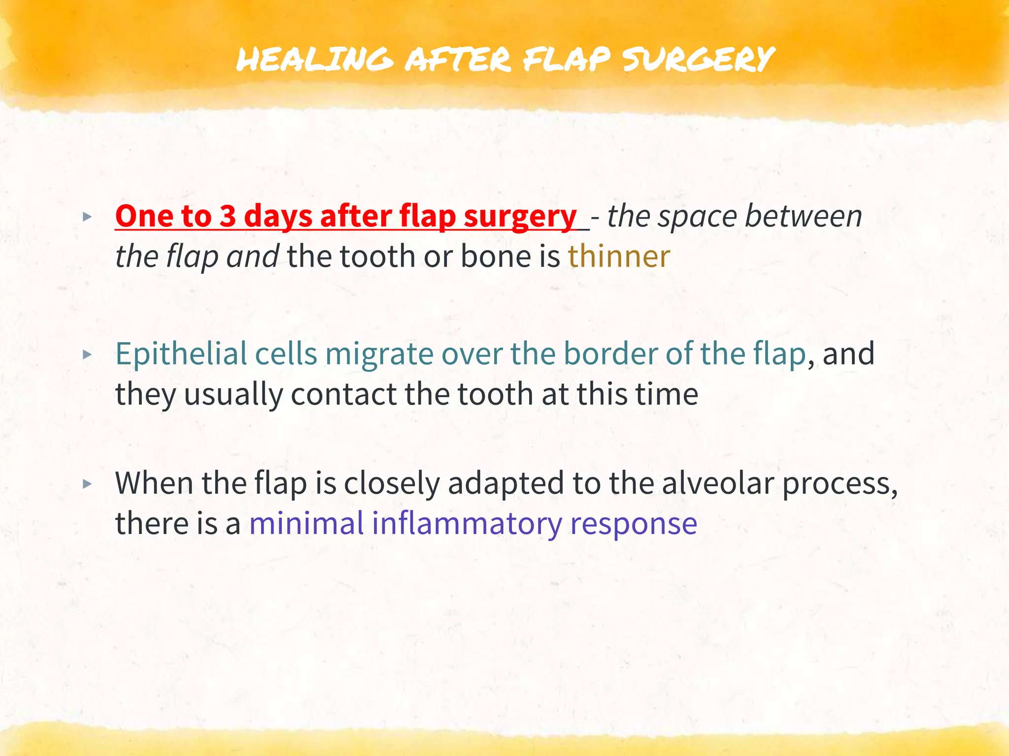 Periodontal flap surgery | PPTX