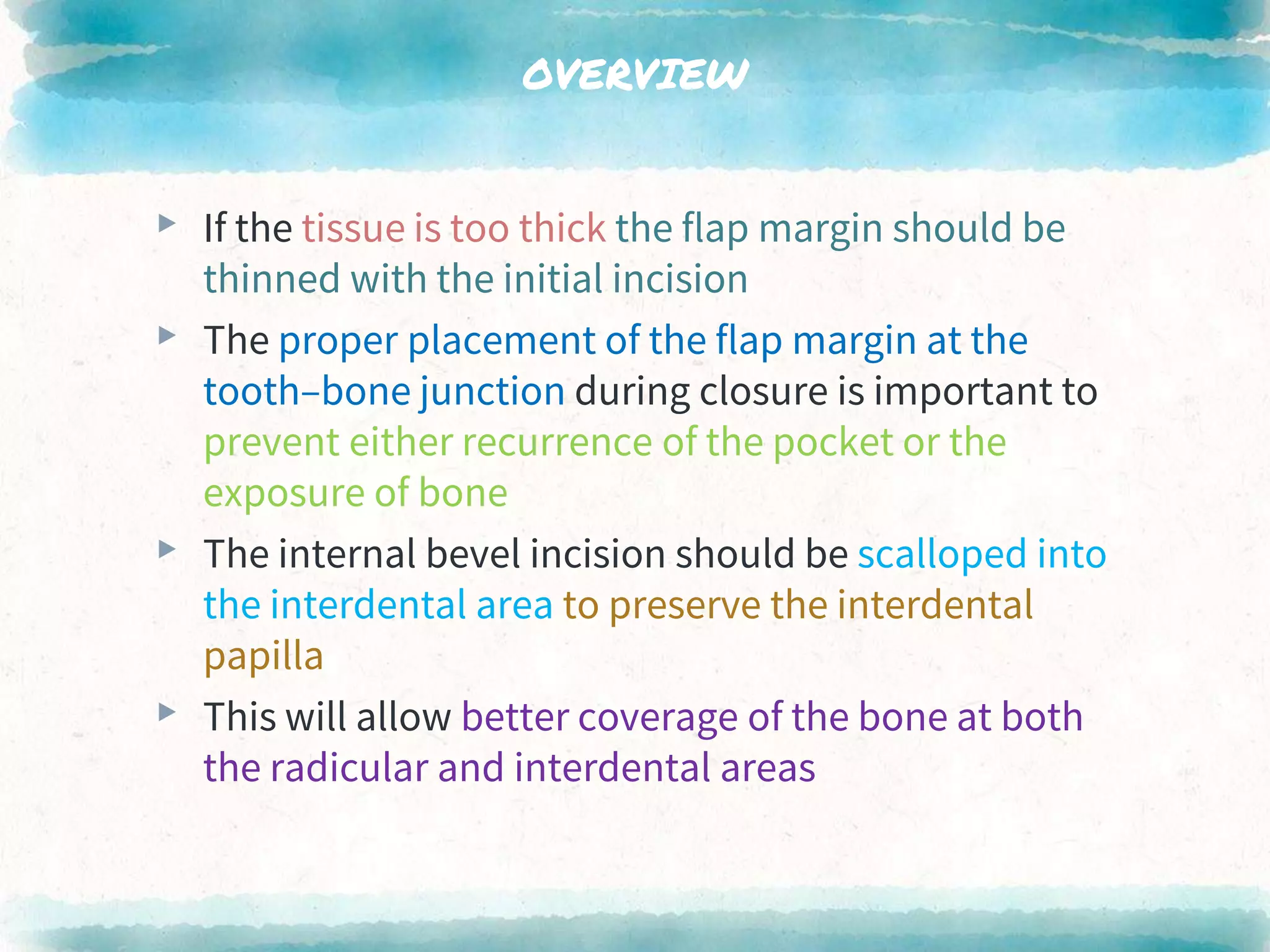 Periodontal flap surgery | PPTX