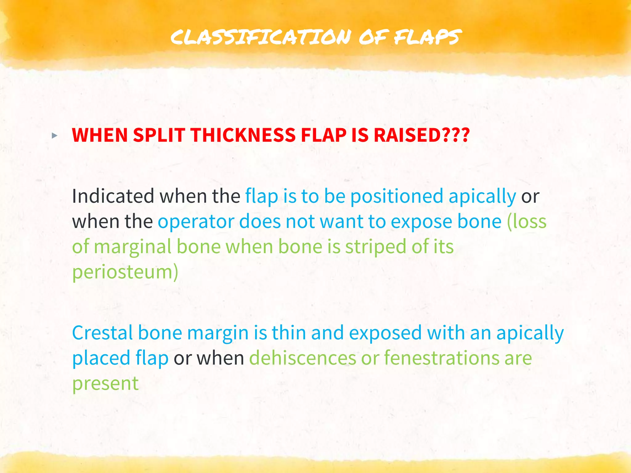 Periodontal flap surgery | PPTX