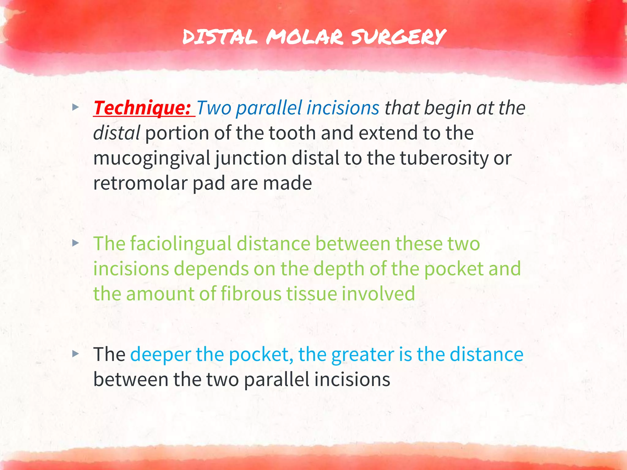 Periodontal flap surgery | PPTX
