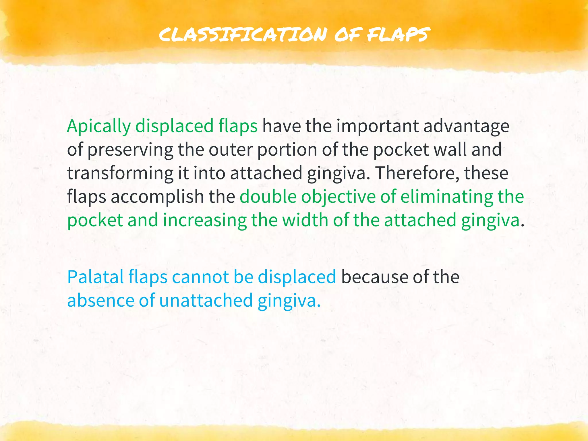 Periodontal flap surgery | PPTX