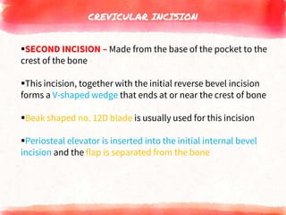 Periodontal flap surgery | PPTX