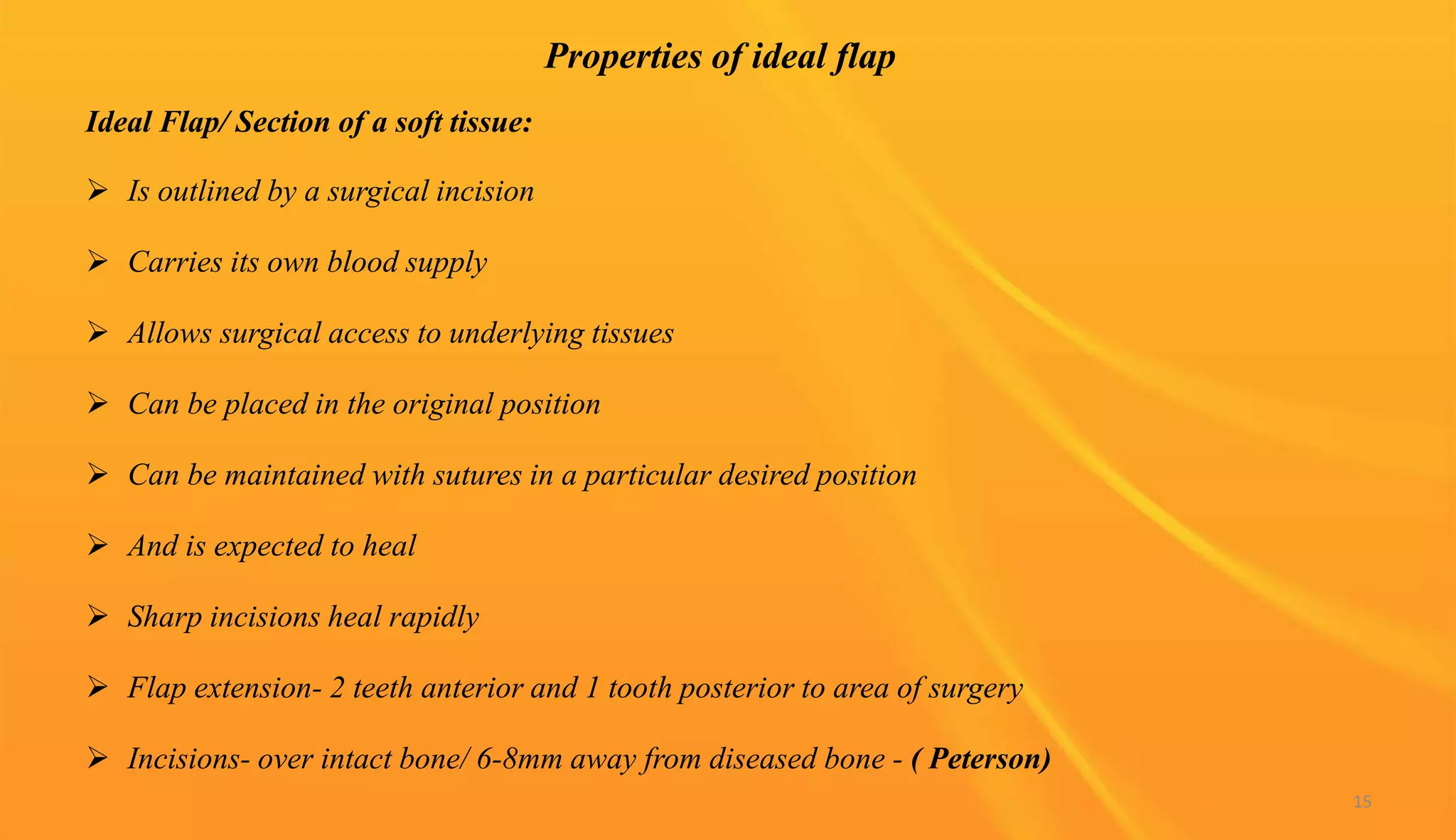 Periodontal flap surgery | PPTX