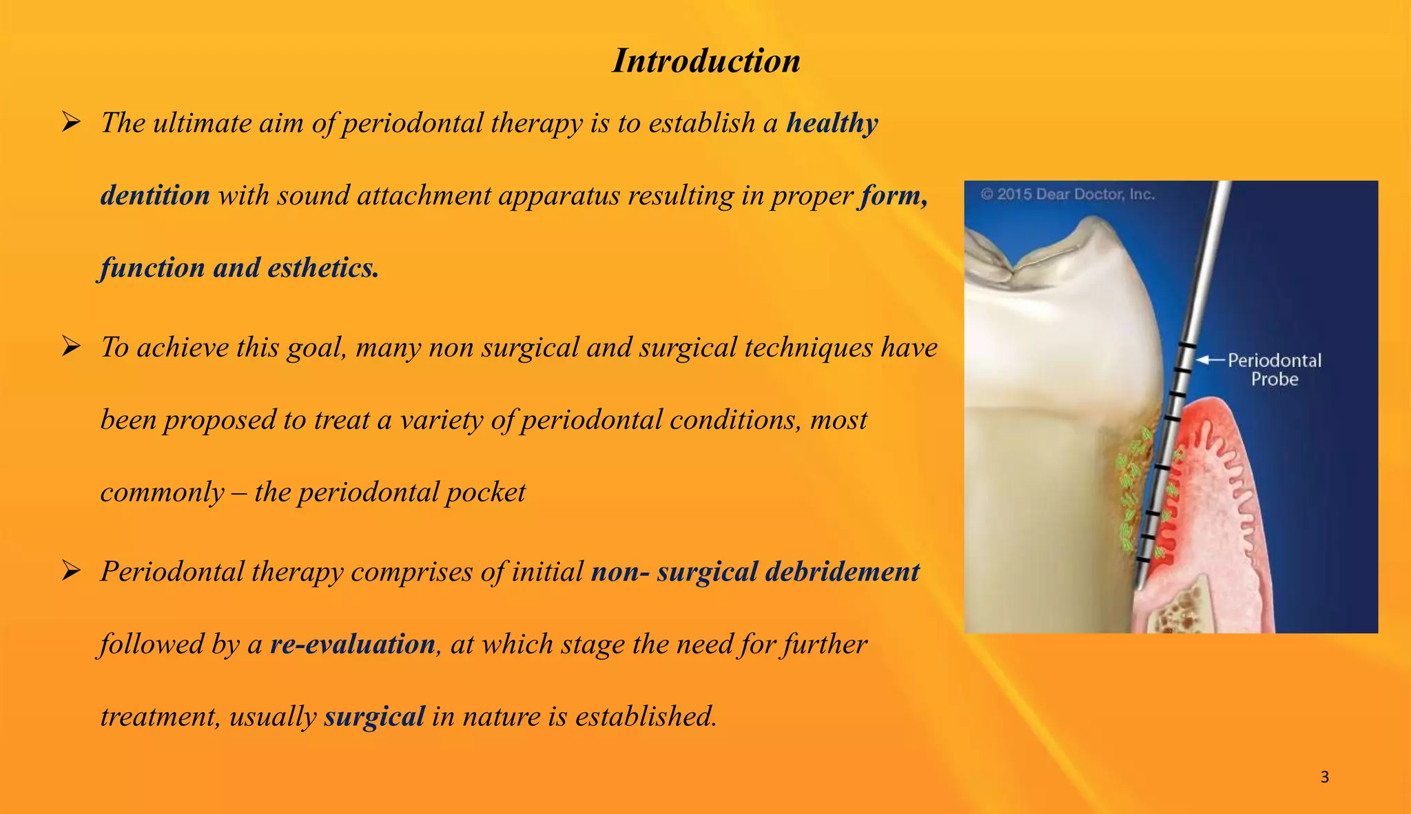 Periodontal flap surgery | PPTX