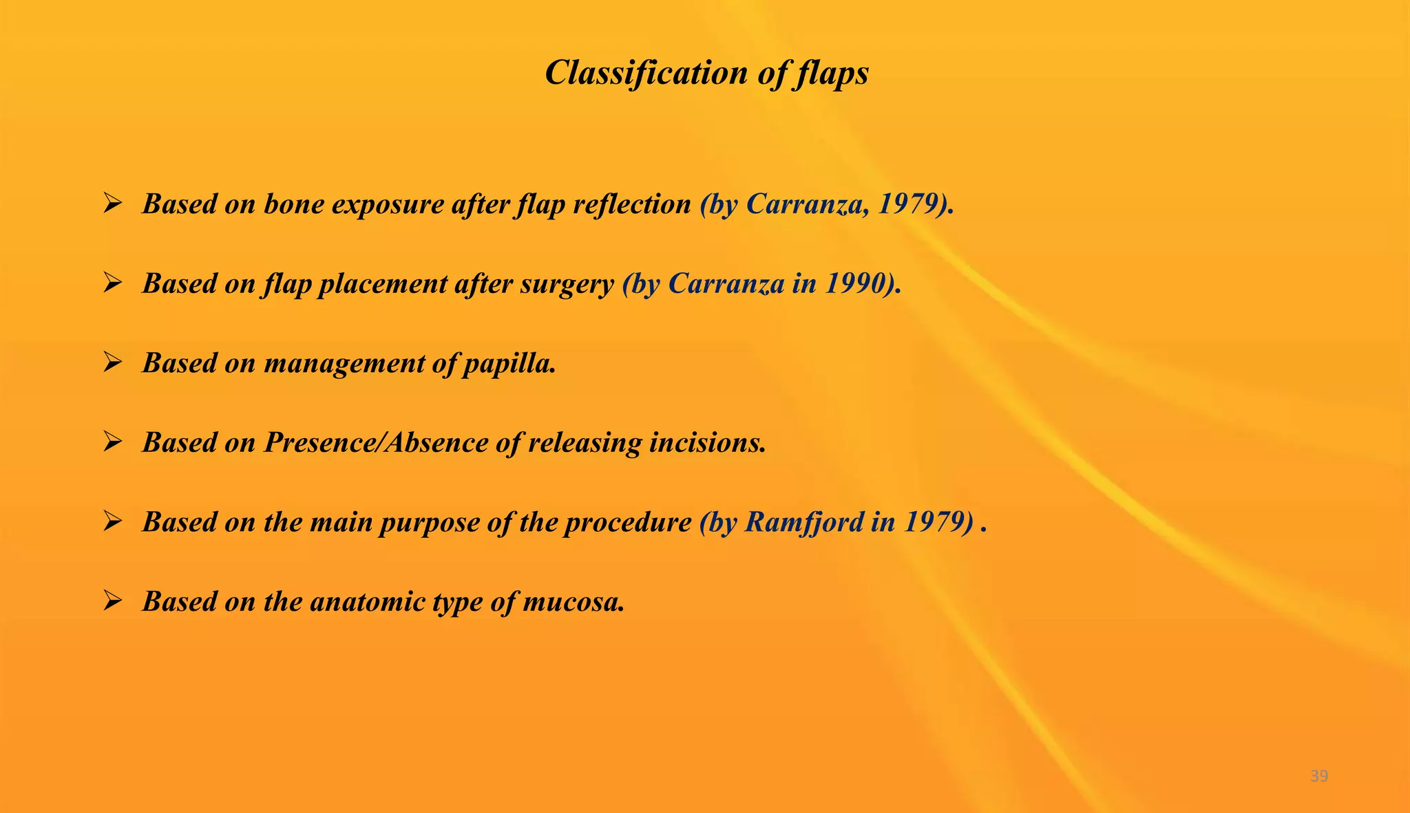 Periodontal flap surgery | PPTX
