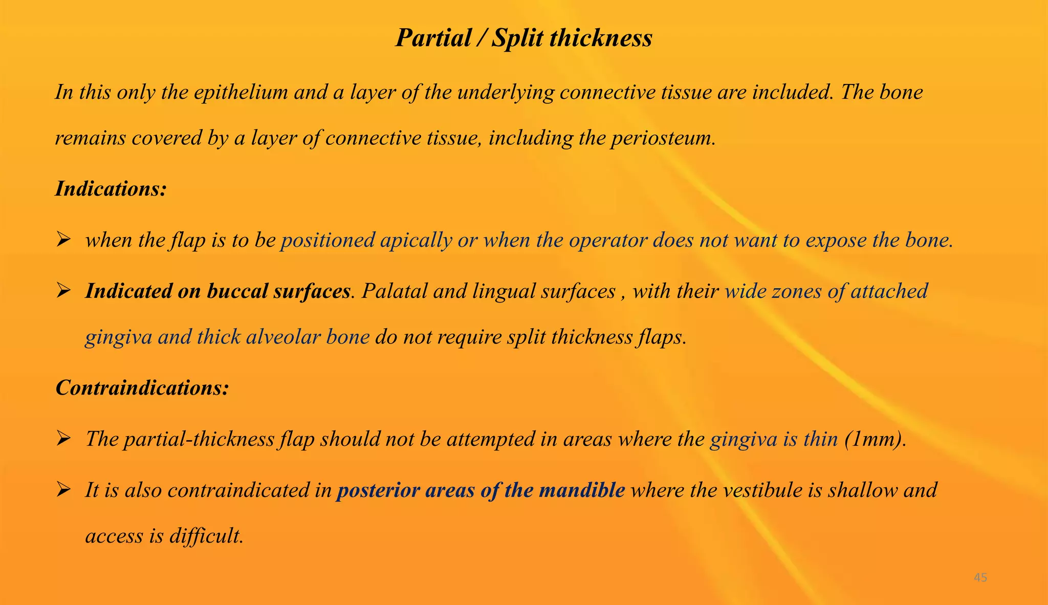 Periodontal flap surgery | PPTX