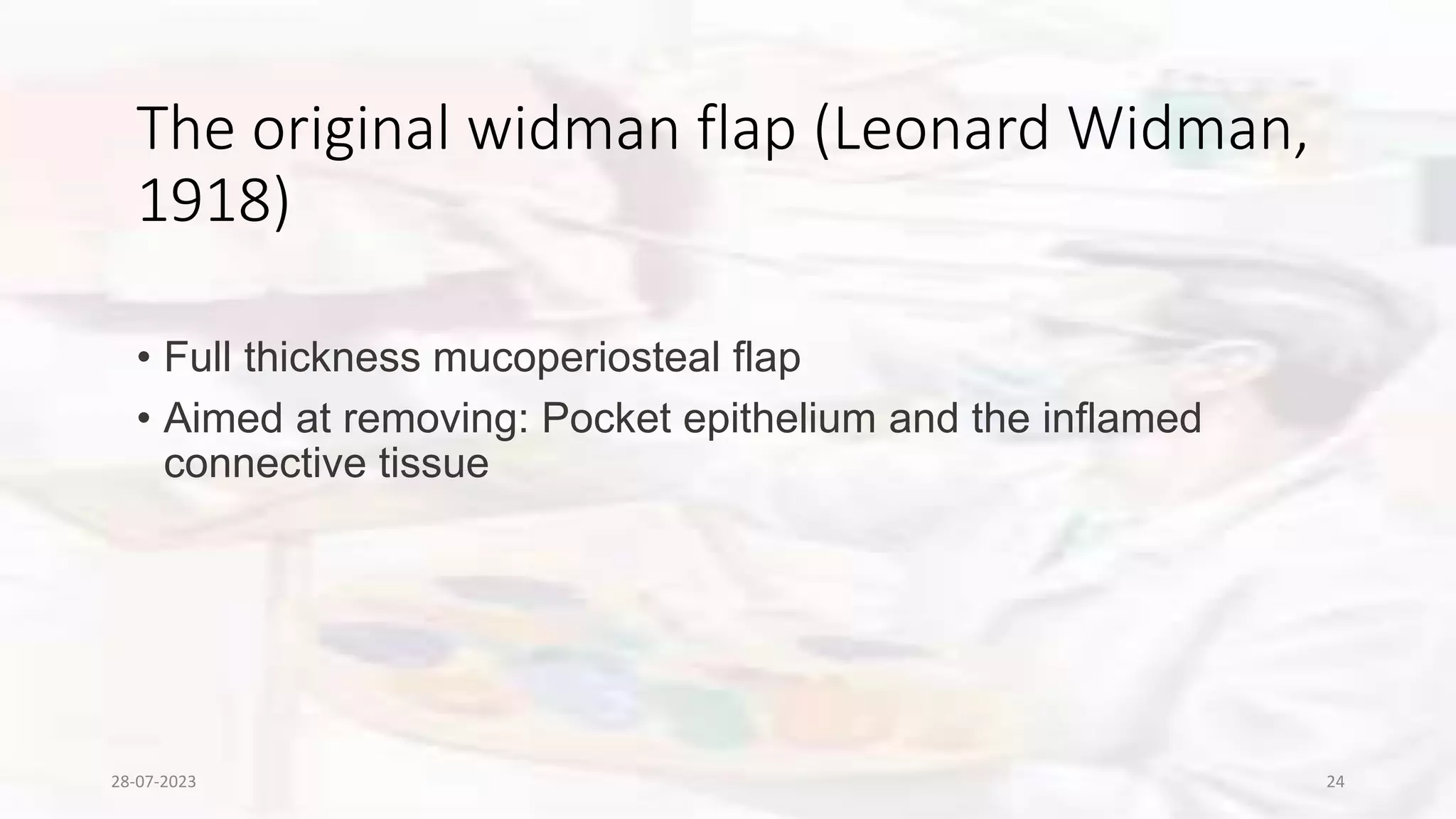 periodontal flap surgery | PPTX