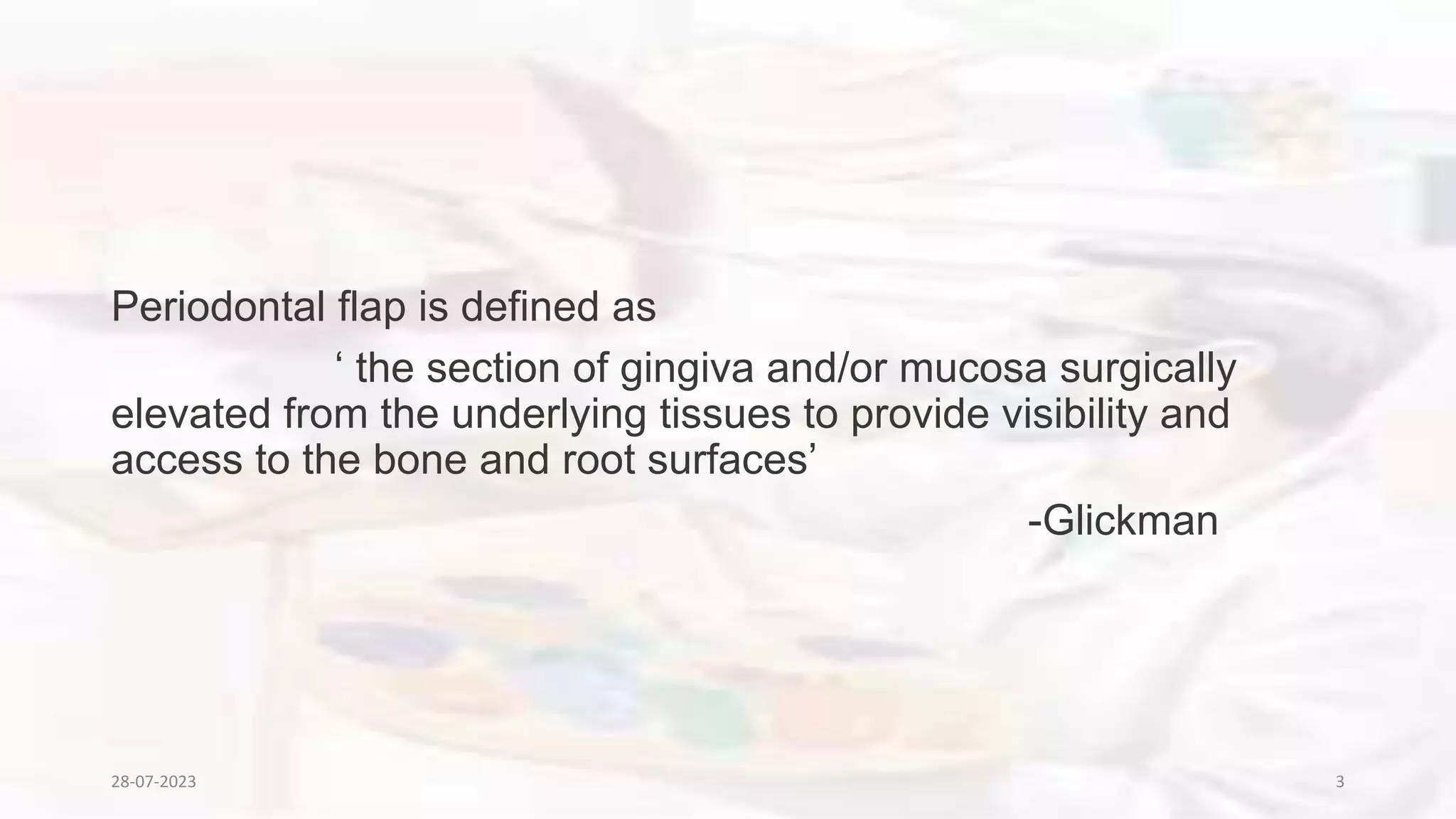 periodontal flap surgery | PPTX