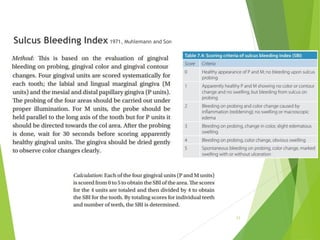 Periodontal indices | PDF