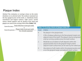Periodontal indices | PDF