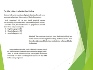 Periodontal indices | PDF